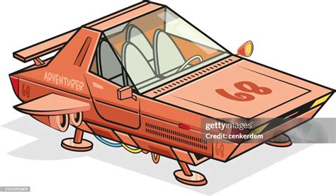 Flying Car High Res Vector Graphic Getty Images Flying Car High Res Vector Graphic Getty Images