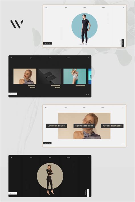 Creative Portfolio Website Template Aww Html5 мультишаблон для сайта