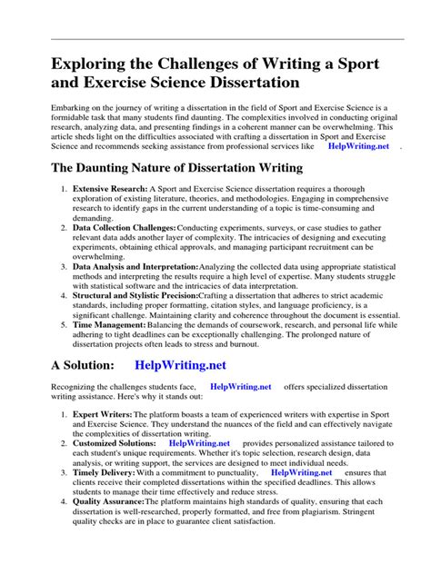 Sport And Exercise Science Dissertation Ideas Pdf Physical Fitness