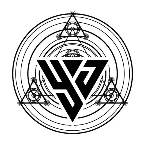 Premium Vector Y J Monogram Letter Logo With Triangle Shape Design