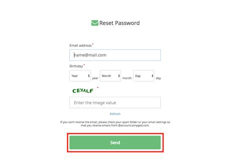 reset password koov help center