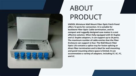 Mini Wall Mount Patch Panelliu Unisol Pptx