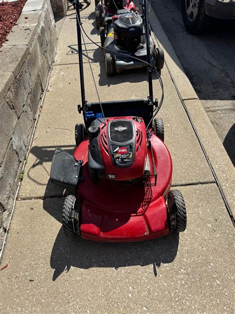 Good running push mower available red description for location - Lawn Mowers - North Anderson ...