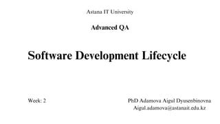 Software Development Lifecycle Presentation Pdf