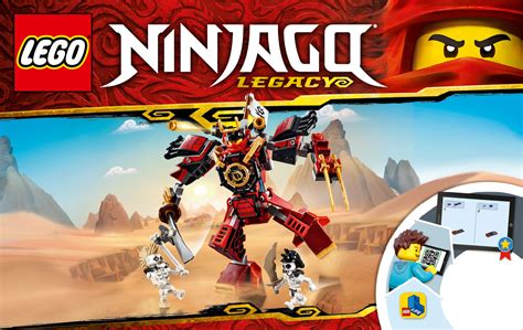 Manual De Uso Lego Set Ninjago Robot Samur I