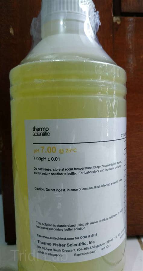 Promo Ph 7 Buffer Solution Eutech 1000 Ml Ph Buffer Eutech Diskon 38