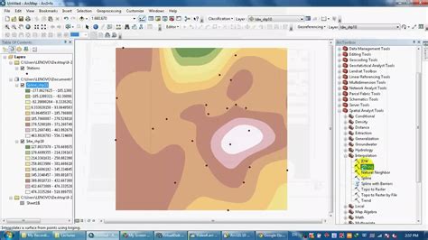 Raster Analysis And Interpolation In Arcgis Youtube