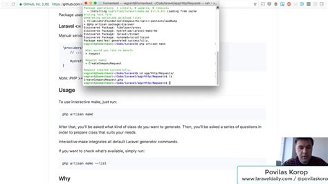 Quick Demo Laravel Make Interactive Package YouTube