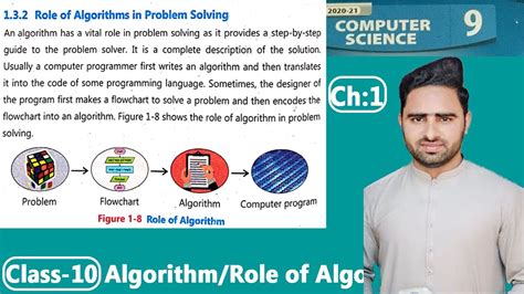 Algorithm Role Of Algorithm In Problem Solvingclass 10 9th Class