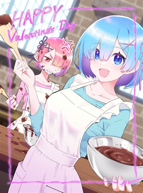 Rem And Ram Re Zero Kara Hajimeru Isekai Seikatsu Drawn By Ttruck