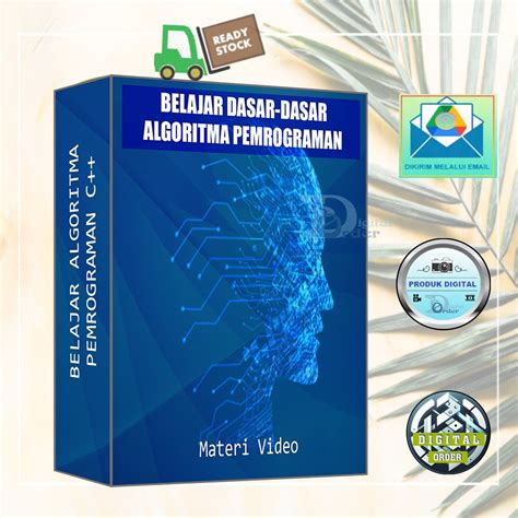 Jual Belajar Dasar Dasar Algoritma Pemrograman It ~ Materi Video And Pdf