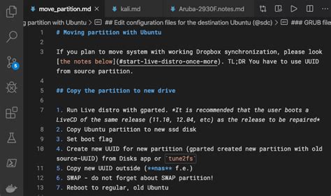 moving partition containing ubuntu and dropbox it life ideas running