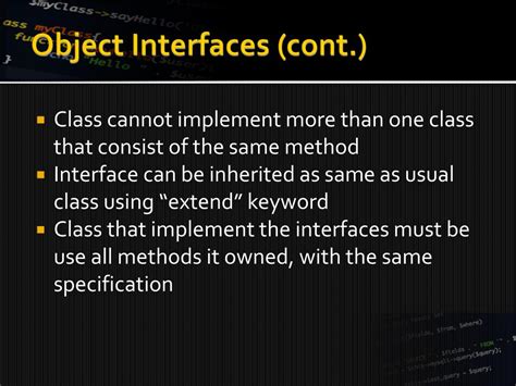 Ppt Object Oriented Programming With Php 2 Powerpoint Presentation Id3260209