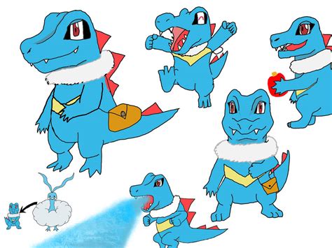 Pokemon Mystery Dungeon Ref Totodile By Thetechman1998 On Deviantart