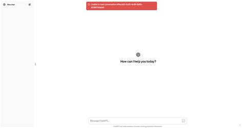 Unable To Load Conversation Bugs OpenAI Developer Community