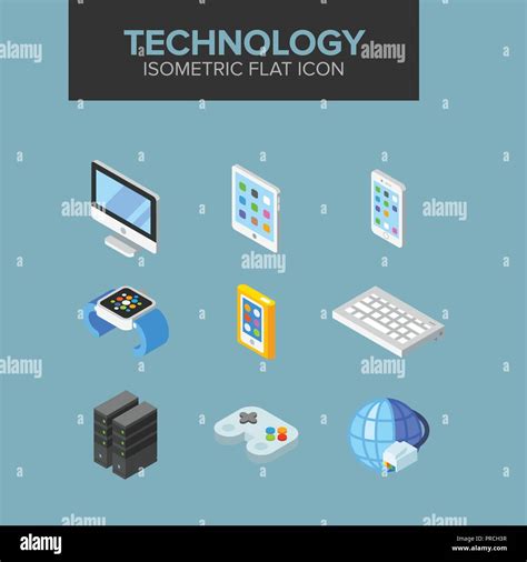 Technology Isometric Icon Stock Vector Image And Art Alamy