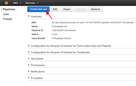 Jak nastavit HLS datový proud pomocí Amazon Elastic Transcoder