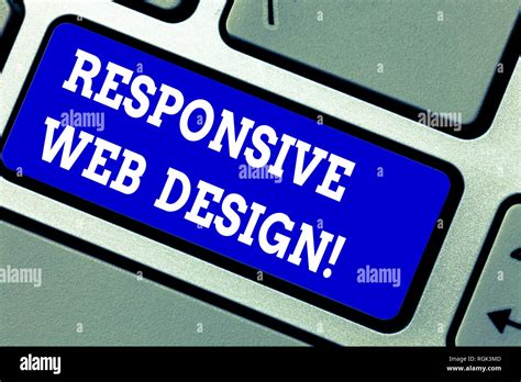 handwriting text writing responsive web design concept meaning web page creation that makes use
