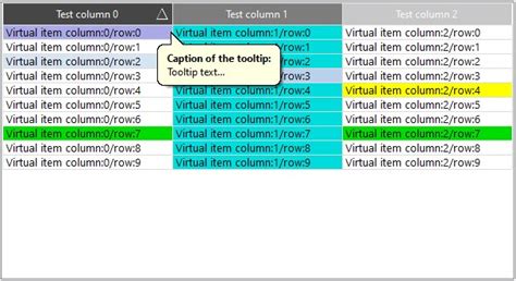 Mfc List Control With Tooltips Editing Colors Columns Hiding Sorting And Lot More Abilities