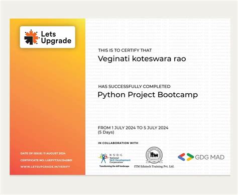 Veginati Koteswara Rao On Linkedin Python Programming Continuouslearning