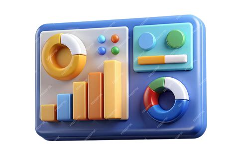 Dynamic Financial Data Visualization Glossy Dashboard With Bar Graphs Pie Charts Premium Ai