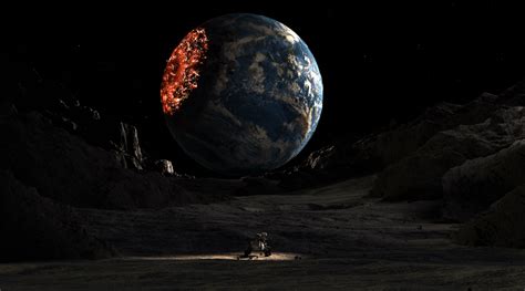 Exploding Earth Scenes Cgtrader