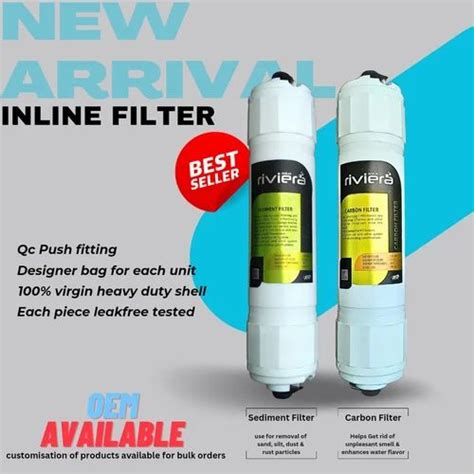Polypropylene Riviera Inline Filter At ₹ 450piece In Vasai Id