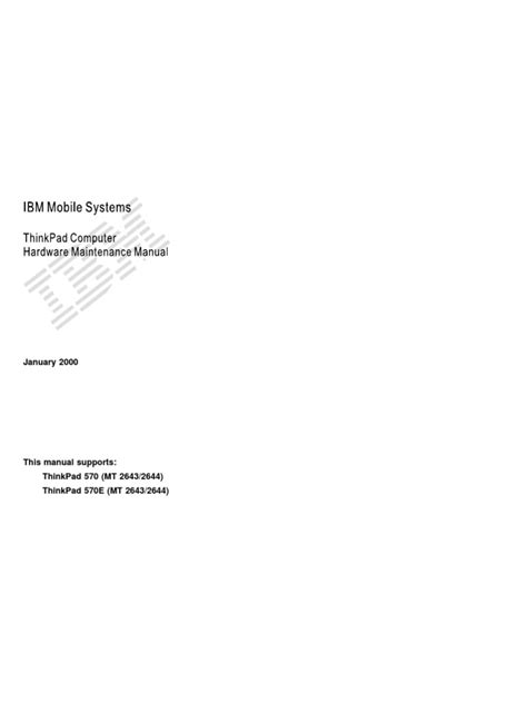 Ibm Service Manual Thinkpad 570 And 570e Pdf Electrostatic Discharge Floppy Disk
