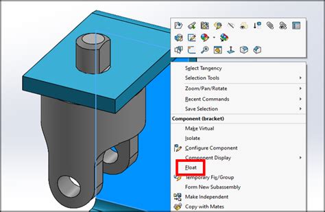Fixed And Float In Solidworks Assembly Ime Wiki