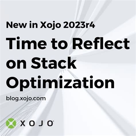 xojo release optimize stack in xojo xojo posted on the topic linkedin