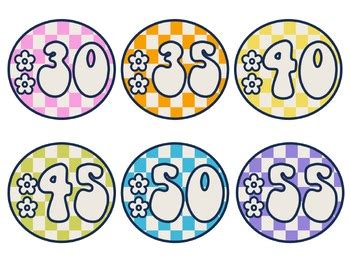 Clock Numbers Retro Checkered Clock Numbers Y2K By Teaching 5th In Nash