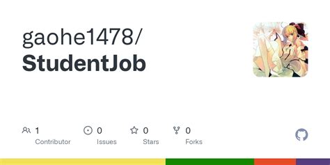 GitHub Gaohe StudentJob