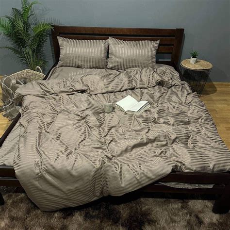 Постільна білизна Кава з молоком резинка 200х180 євро 200х215 см 50х70 1138870 — купити на Eva