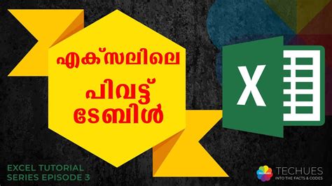 Pivot Table In Microsoft Excel Malayalam Excel Tutorial Episode 3 Youtube