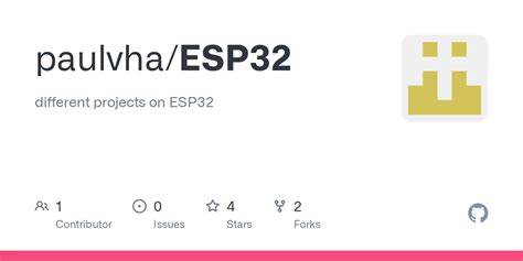 GitHub Paulvha ESP Different Projects On ESP