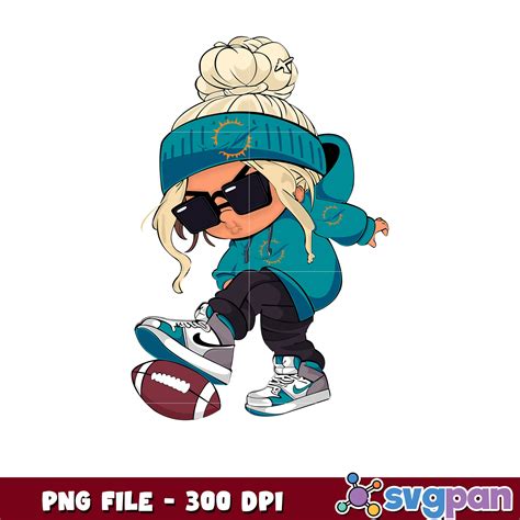 Miami Dolphins Girl Design Png Game Day Vibes Png Png Nlf Team Logo