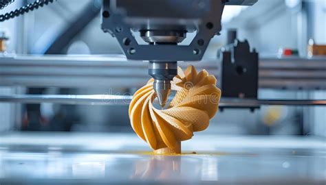 Industrial 3d Printer Creating A Prototype Object With Precision Laser