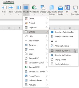 Loop Builder Automate Excel