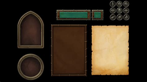artstation game ui 01 game assets