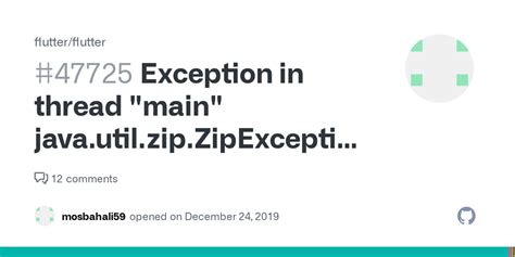 Exception In Thread Main Javautilzipzipexception Error In Opening