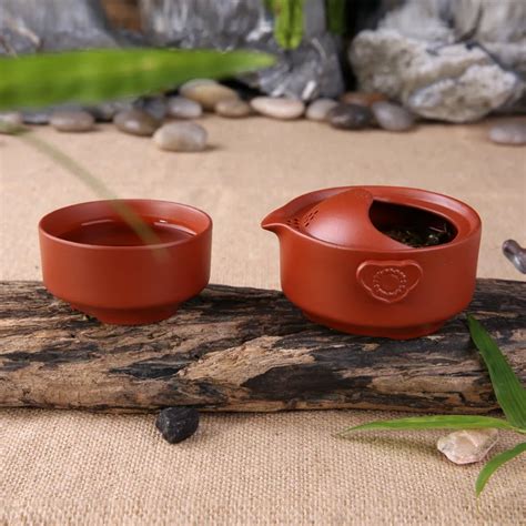 Портативный чайный набор кунг фу с чайником и чайной чашкой посуда для напитков китайский