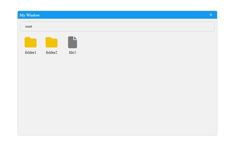 i made a fully functional file system gui in js r node