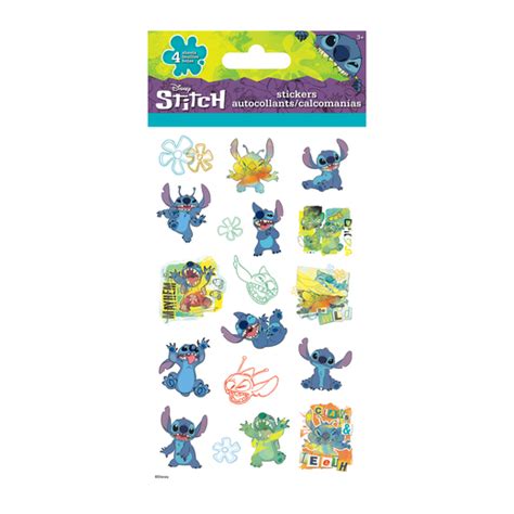 Disney Stitch Stickers 4 Sheets Five Below Let Go And Have Fun