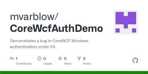 github mvarblow corewcfauthdemo demonstrates a bug in corewcf