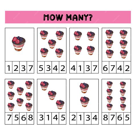 Premium Vector How Many Count How Many Objects Are Hidden In The Picture How Many Objects Are