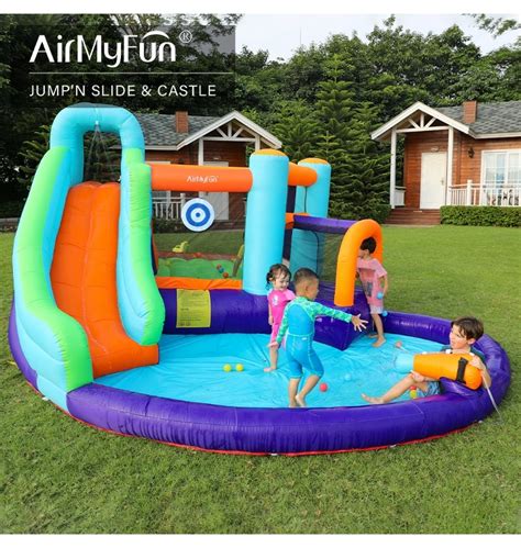 에어바운스 Airmyfun 팽창식 바운스 점프 워터 및 야외 아이디어 물놀이 티몬