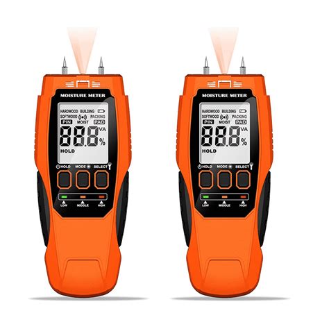 2x 2 In 1 Moisture Meter For Mold Self Testing Water Leak Detector