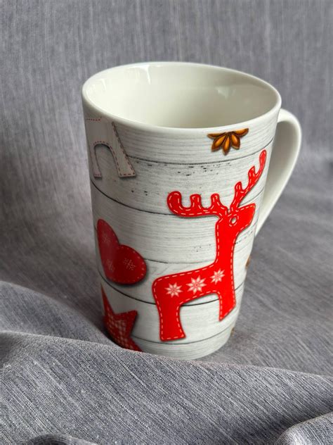 ᐉ Чашка новорічна Tanto кераміка в подарунковій упаковці 350 мл T3694 3 • Краща ціна в Києві