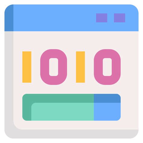 Binary Code Generic Color Fill Icon