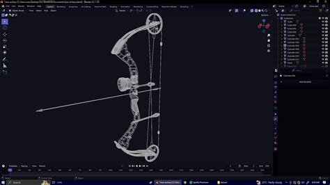 3D Model Compound Bow - TurboSquid 2392016